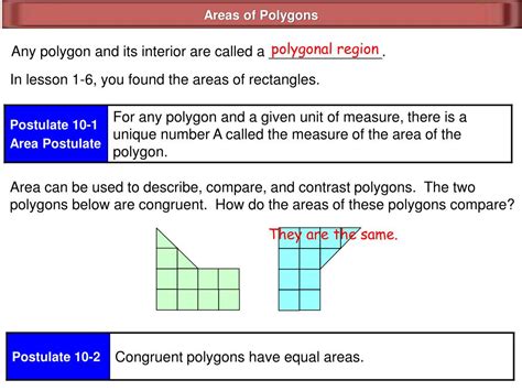 PPT Polygons And Area PowerPoint Presentation Free Download ID