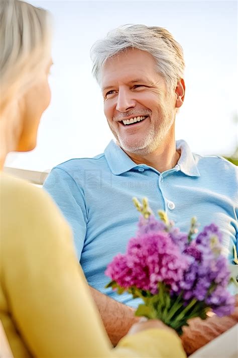 老人ai数字艺术 老人自然写实情侣互动男士送花女士交谈场景人像照片 Ai人像免费下载 Png格式 2688像素 编号71666916 千图网