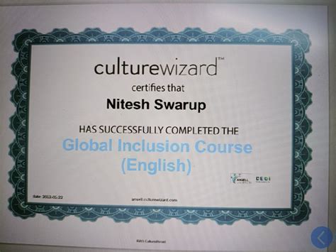 Nitesh Swarup On Linkedin Happy To Share That I Have Completed These