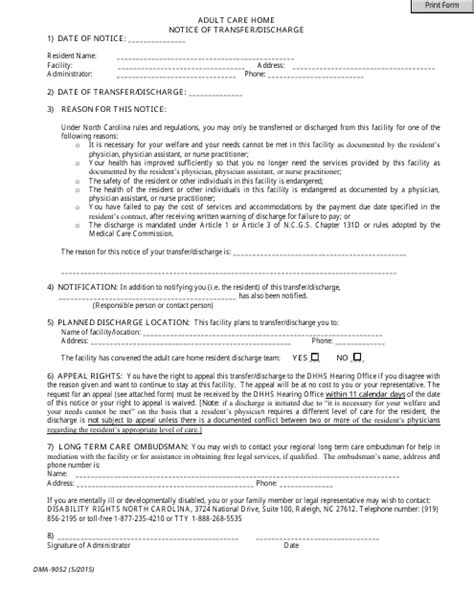 Form Dma 9052 Fill Out Sign Online And Download Fillable Pdf North