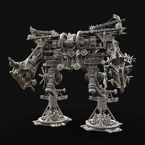 Mech Giant Robot Medieval War Machine Collection 3d Model By Enterables