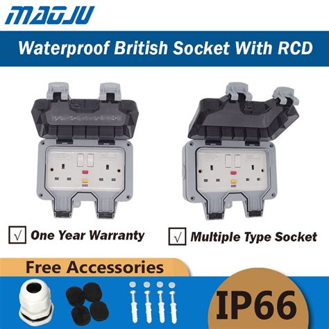 Uk British Plug 13a Leakage Protection Plug Rcd So Grandado