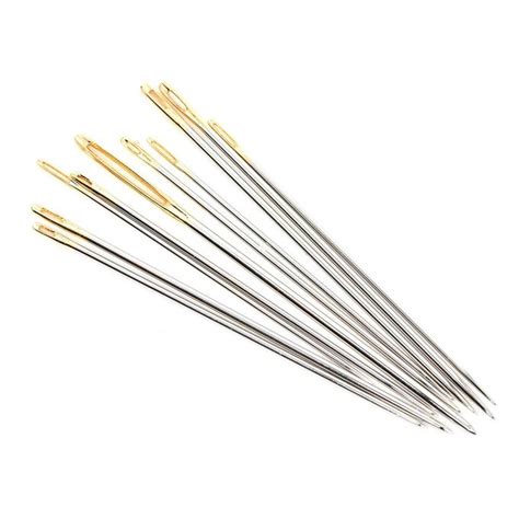 Hemline Gold Assorted Hand Needles 10 Pack Hobbycraft