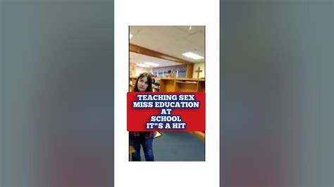 Teaching Sex Miss Education At School Youtube