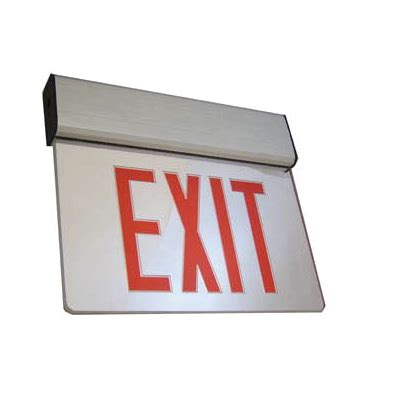 LED Universal Edge Lit Exit Sign Motive Lighting LED Universal Edge Lit Exit Sign Motive Lighting