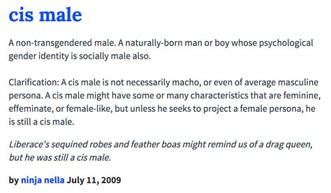 Urban Dictionary Cis Male White Cis Male Know Your Meme