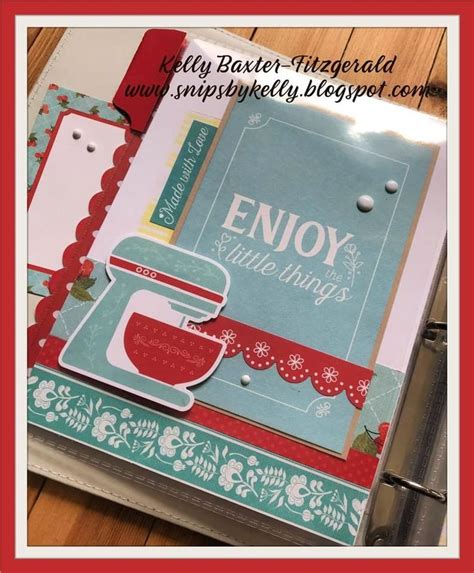 Ctmh Eat Play Love Scrapbook Recipe Book Mini Scrapbook Albums