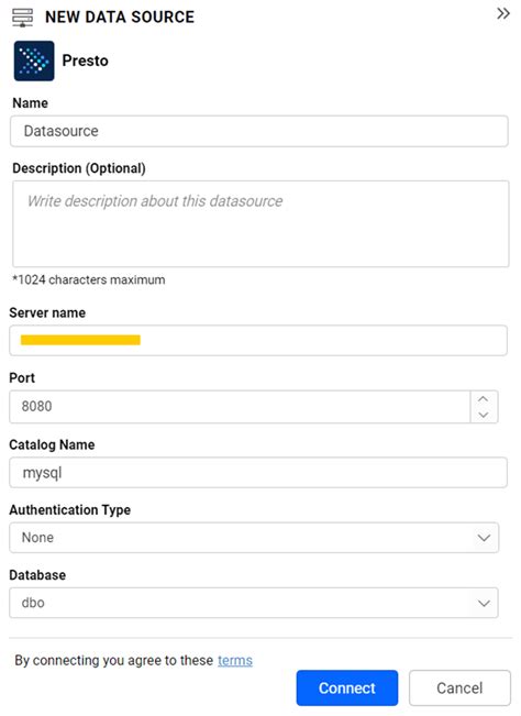 Presto Cloud Bi Connector Bold Bi Documentation