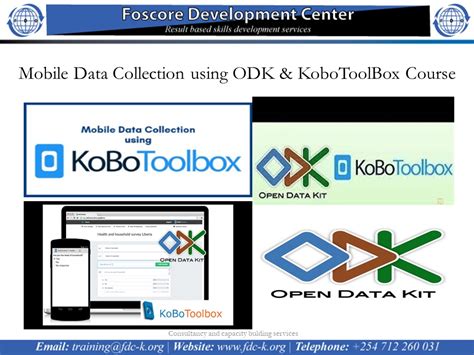 Mobile Data Collection Using Odk And Kobotoolbox Course Training Or Development Class