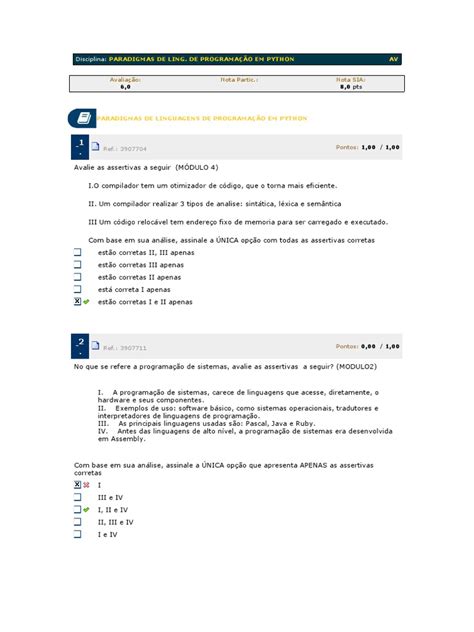 Paradigmas De Ling De Programação Em Python Pdf Linguagem De Programação Método