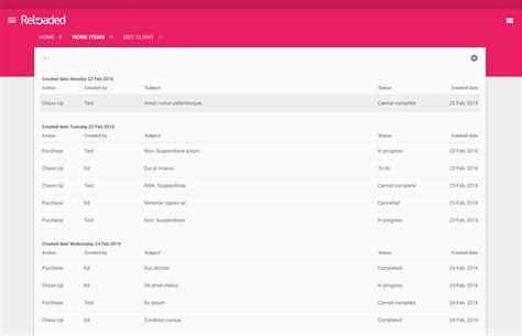 Reloaded Material Design Cms Wip Behance