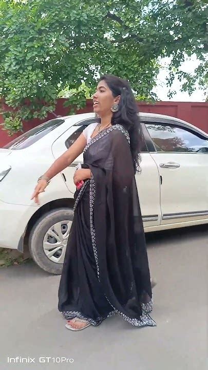 Black Saree Love Dance Youtubeshorts Love Bobmarleysongs