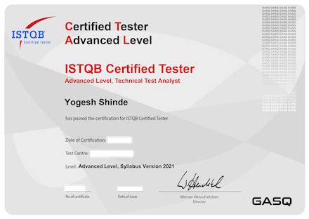 ISTQB Advance Level Technical Test Analyst ISTQB CTAL TTA TestoMeter