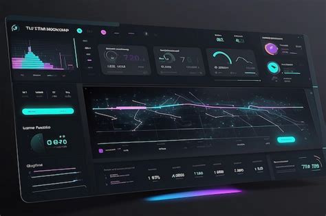 Premium Photo Futuristic Dashboard Ui