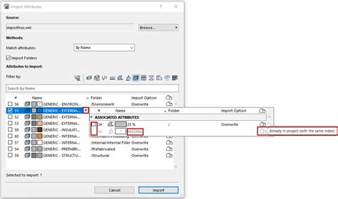 import attributes