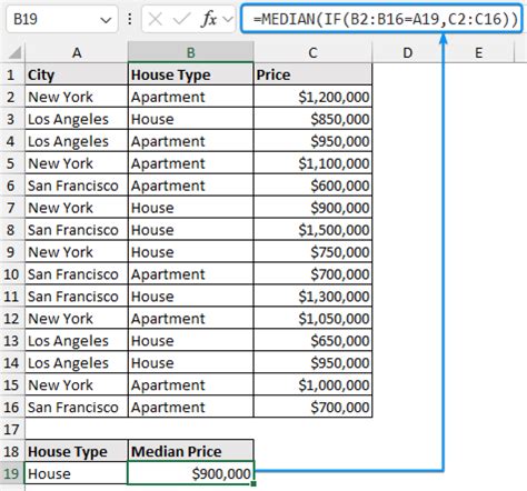 Median If Formula To Find Conditional Median In Excel Excel Insider