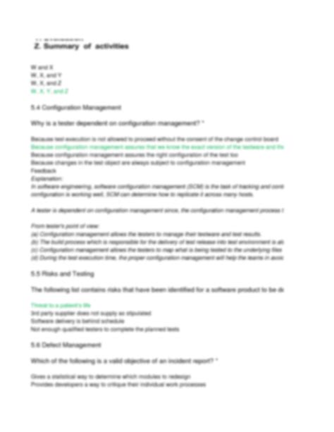 SOLUTION Istqb Foundation Level Sample Questions With Answers Part Studypool