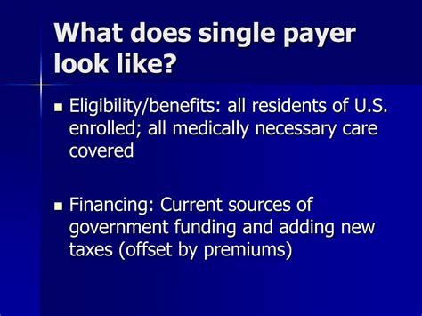 Ppt Single Payer 101 Powerpoint Presentation Free Download Id818126