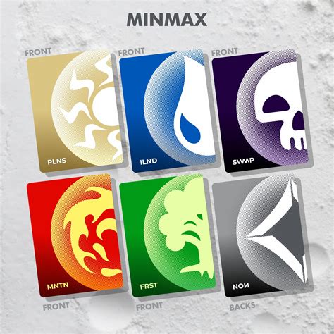 mighty morphin inspired fake custom minmax lands with scarflands preview r magictcg