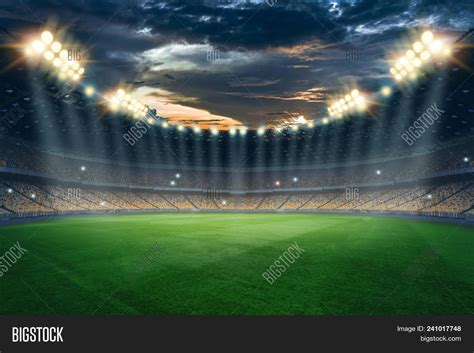 Night Football Stadium Lights Friday Night Light Football Games Even