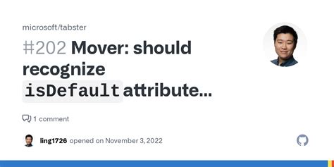 Mover Should Recognize `isdefault`attribute From Focusable Api · Issue 202 · Microsofttabster