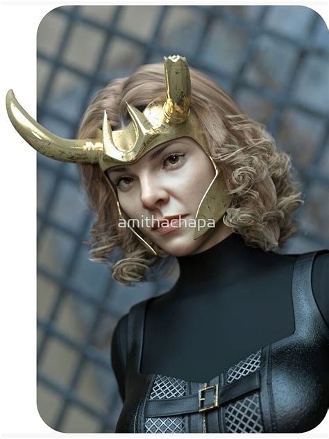 Sylvie The Loki Variant Poster For Sale By Amithachapa Redbubble