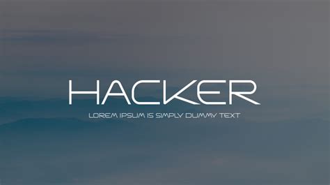 Hacker Font Family Download Free For Desktop Webfont