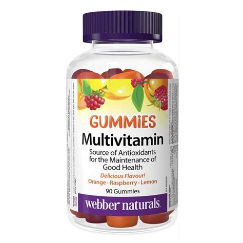 Webber Naturals Adult Multivitamin Gummies Vitamins Minerals