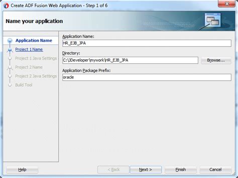 Oracle Jdeveloper 12c 1213 Tutorials Building A Web Application