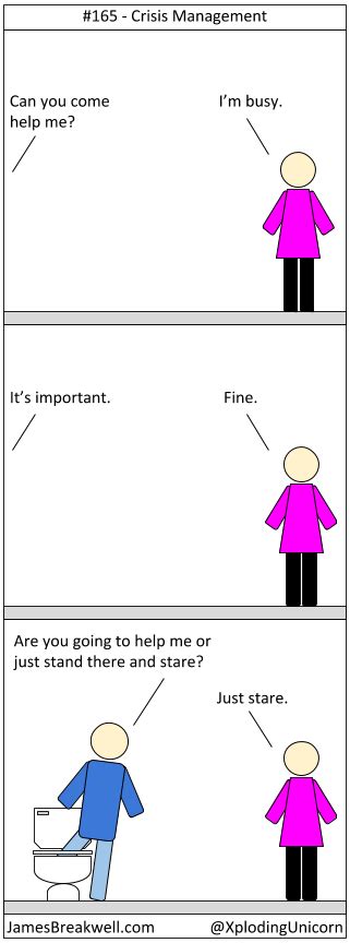 James Breakwells Unbelievably Bad Webcomic Crisis Management Stupid Funny Tumblr Funny Bad