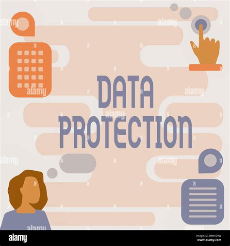 Writing Displaying Text Data Protection Conceptual Photo Protect Ip