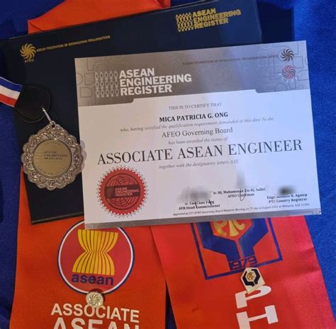 Finally Conferred As Associate Asean Engineer I Was Tasked To Deliver The Acceptance Speech In