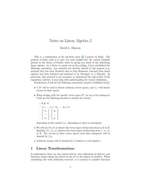 linear algebra course unit pdf linear map eigenvalues and eigenvectors