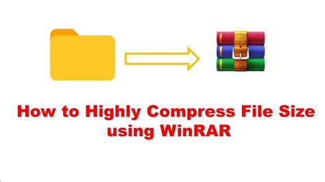 How To Highly Compress File Size Using Winrar Windows 11 Youtube