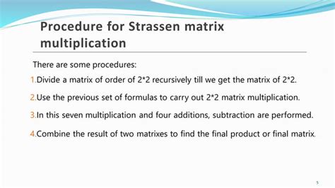 Strassens Algorithmpptx