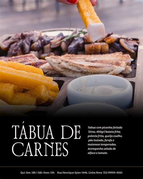 Cervejaria Tabua Com Picanha Fatiada Tiras 400gr Batata Frita Polenta Frita Queijo Coalho