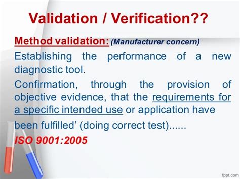 laboratory method verification march 2017
