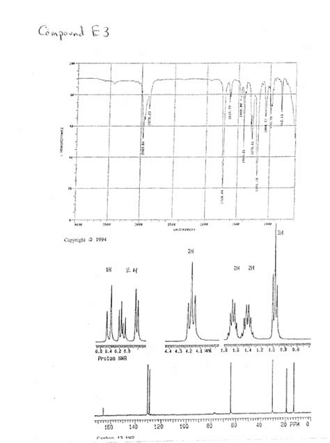 Solved Deduce The Structure Of Compound E3 ﻿for Which