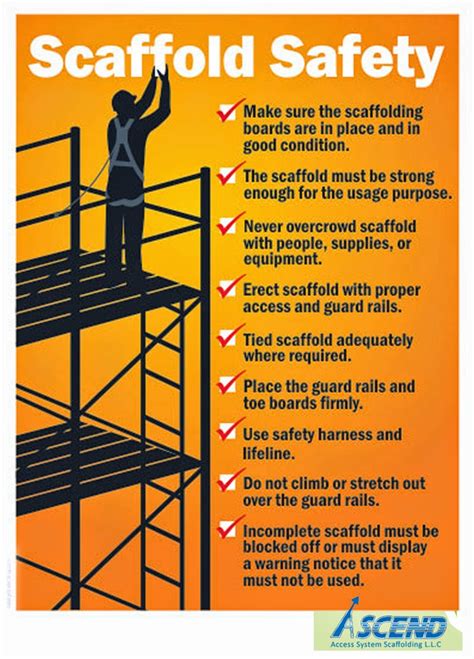 Welcome To Ascend Access System Scaffolding L L C Ladder And Scaffold Safety