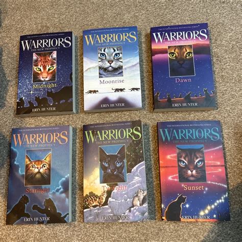Warrior Cats Series 2 The New Prophecy 6 Book Collection Set By Erin