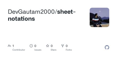 Github Devgautam2000sheet Notations