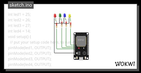 Wokwi Online ESP32 STM32 Arduino Simulator