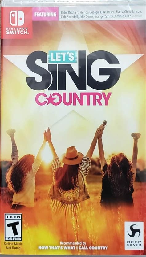 Nintendo Switch Lets Sing Country Karaoke Party Game With Microphone