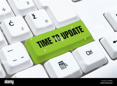 Text Caption Presenting Time To Updatethe Latest Information About A