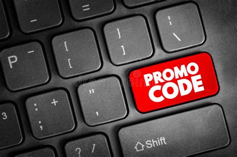 Promo Code Text Button On Keyboard Concept Background Stock Image Image Of Design Keyboard