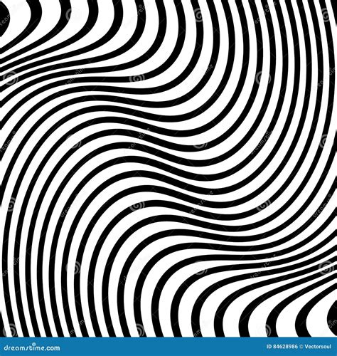 Monochrome Texture Monochrome Pattern With Random Shapes Lines Stock Vector Illustration Of