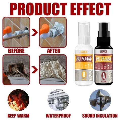 2pcs Polyurethane Blowing Agent Pu Foaming Agent W Grandado