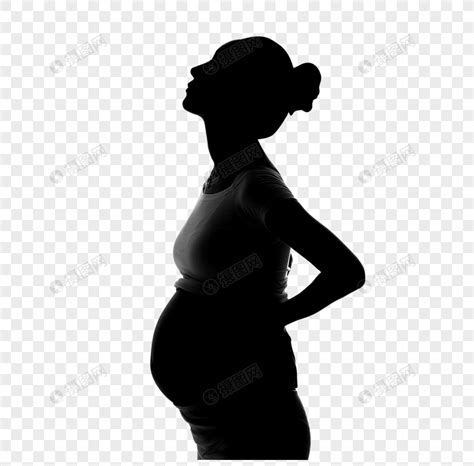 孕妇剪影元素素材下载 正版素材400506306 摄图网