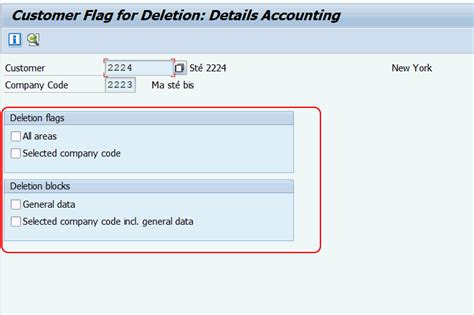 Set Customer Flag For Deletion In Sap Sap Tutorials