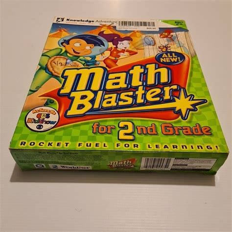 Used Math Blaster For 2nd Grade Cd Rom Ages 6 8 From Knowledge Adventure Complete Ubb Threads